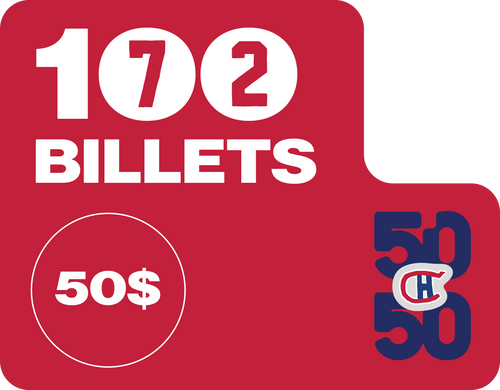Montreal Canadiens 50/50 Raffle - 50/50 Montreal Canadiens